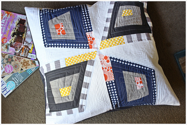 Modern Quilt Guild Riley Blake Challenge : Quilted Floor Pillow – The ...